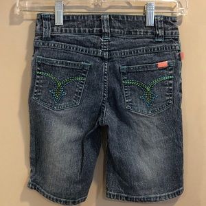 BONGO | Bottoms | Bongo Flower Jean Bermuda Shorts Sz | Poshmark